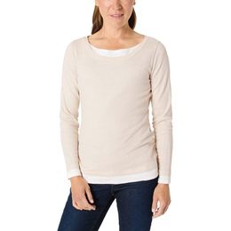 Timezone Longsleeve in Beige - 60% | Gr&ouml;&szlig;e S | Damen-tops