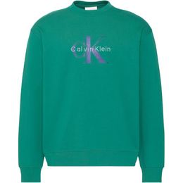 Calvin Klein Jeans Herren Sweatshirt &raquo;LS EU 350TERRY MONOLOGO CN SWTSH&laquo;, Rundhalsausschnitt, regular fit M