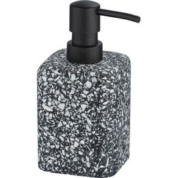 Wenko Seifenspender "Terrazzo" in Schwarz - 240 ml - 13% | Badezimmer-accessoires