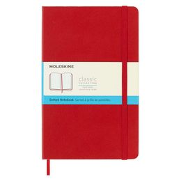 Moleskine Gepunktetes Notizbuch in Rot - (B)13 x (H)21 cm - 47% | Buero-schulbedarf