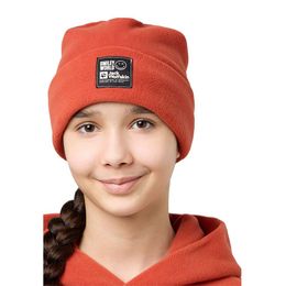 Jack Wolfskin Beanie "Smileyworld" in Rot - 39% | Kindermuetzen