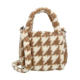 Beagles Umh&auml;ngetasche in Creme/ Hellbraun - (B)17 x (H)17 x (T)8 cm - 42% | Damen-taschen