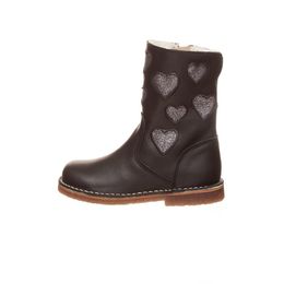 kmins Leder-Boots in Schwarz/ Silber - 55% | Gr&ouml;&szlig;e 38 | Kinderstiefel
