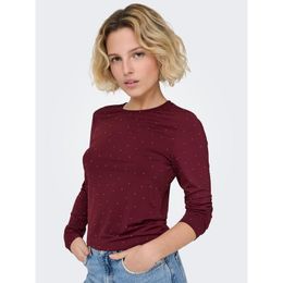 Only Damen Only Langarmshirt &raquo;ONLZITA L/S O-NECK TOP BF JRS&laquo; L