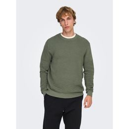 Only & Sons Only & Sons Herren ONLY & SONS Rundhalspullover &raquo;ONSRON REG LS CREW NECK KNIT NOOS&laquo; Baumwolle, regular fit M