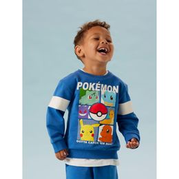name it Jungen Sweatshirt &raquo;NMMJUSSY POKEMON NREG SWEAT BRU NOOS SKY&laquo; 104