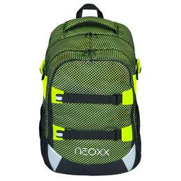 neoxx Rucksack "Active" in Schwarz/ Neongelb - (L)24 x (B)31 x (H)45,5 cm - 46% | Kinder-rucksaecke-taschen