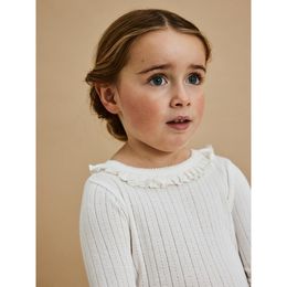Lil' Atelier M&auml;dchen Langarmshirt &raquo;NMFRACHEL NIS LS SLIM TOP LIL NOOS&laquo; Baumwollmischung, R&uuml;schen 98