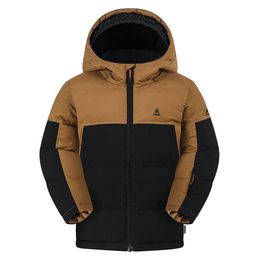 Kamik Winterjacke ''Tucker'' in Hellbraun/ Schwarz - 43% | Gr&ouml;&szlig;e 122 | Kinderjacken