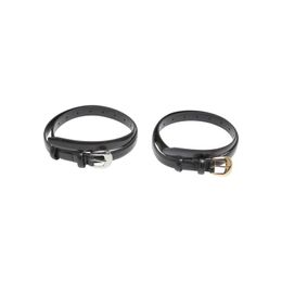 Urban Classics Damen Urban Classics Synthetikg&uuml;rtel &raquo; Chunky Buckle Slim Belt 2-Pack&laquo;