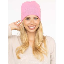 Zwillingsherz Kaschmir-M&uuml;tze in Rosa - 68% | Damen-muetzen-caps