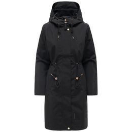 Marikoo Between-Seasons Parka 'Zilandaa 16' female Black size XXL