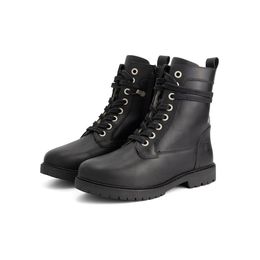 TRAVELIN' Leder-Boots "Kafjord" in Schwarz - 58% | Gr&ouml;&szlig;e 42 | Damen-stiefel