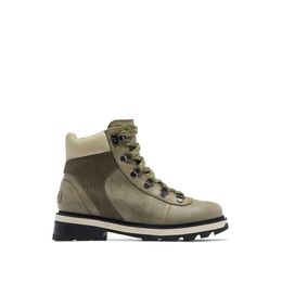 Sorel Leder-Boots "Lennox" in Khaki - 76% | Gr&ouml;&szlig;e 39 | Damen-stiefel