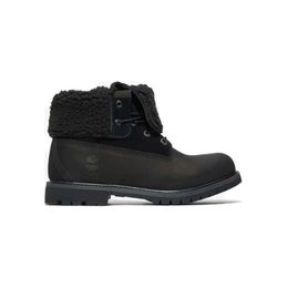 Timberland Leder-Boots in Schwarz - 63% | Gr&ouml;&szlig;e 38 | Damen-stiefel