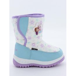 Walt Disney Boots in Hellblau/ Lila/ Wei&szlig; - 72% | Gr&ouml;&szlig;e 33 | Kinderstiefel