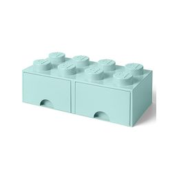 Lego Schubladenbox "Brick 8" in Hellblau - (B)50 x (H)18 x (T)25 cm - 23% | Kisten-koerbe