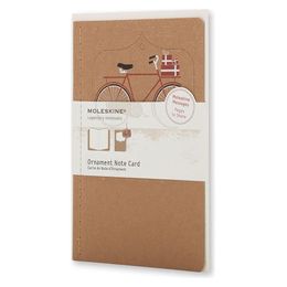Moleskine Anh&auml;nger-Notizbuch "Bicicletta" in Beige - (B)13 x (H)21 cm - 16% | Buero-schulbedarf
