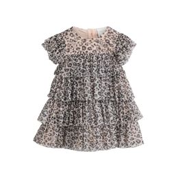 next Kleid M&auml;dchen Gr&ouml;&szlig;e 68 braun / grau / schwarz