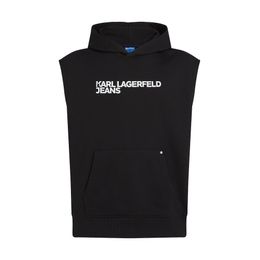 KARL LAGERFELD JEANS Sweatshirt Herren Gr&ouml;&szlig;e L schwarz / wei&szlig;