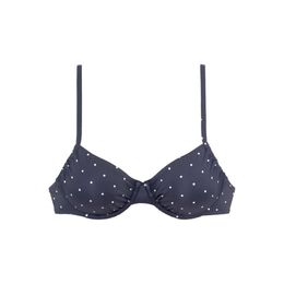 Lascana Bikini Top 'Sparkel' female Blue size 44