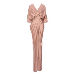 acob a porter Abendkleid Damen Gr&ouml;&szlig;e 34 beige Winterkleid
