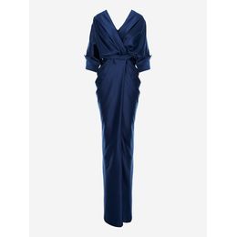 acob a porter Abendkleid Damen Gr&ouml;&szlig;e 42 navy Winterkleid
