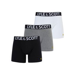 Lyle & Scott Lyle & Scott Boxershorts Herren Gr&ouml;&szlig;e S graumeliert / schwarz / wei&szlig;