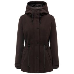 Navahoo Between-Seasons Coat 'L&auml;chelstern 14' female Brown size XXXL