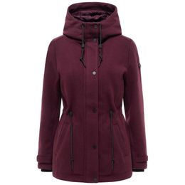 Navahoo Between-Seasons Coat 'L&auml;chelstern 14' female Red size XXXL