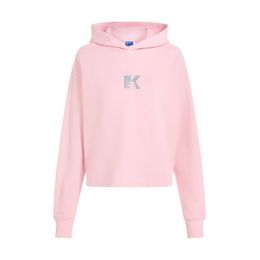 KARL LAGERFELD JEANS Sweatshirt Damen Gr&ouml;&szlig;e L hellpink / silber