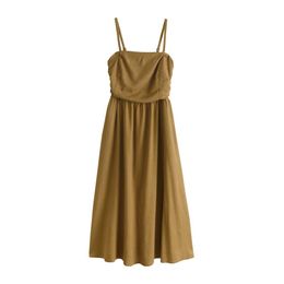 next Kleid Damen Gr&ouml;&szlig;e 34 khaki Winterkleid