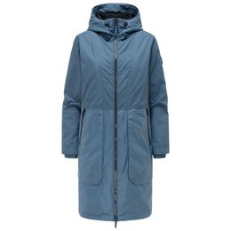 Navahoo Between-Seasons Coat 'Edelumhang 14' female Blue size XXL