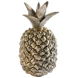 Ambia Home Dekoananas, Gold, Kunststoff, 28 cm, zum Stellen, Dekoration, Skulpturen & Dekoobjekte, Dekoobjekte