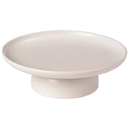 Costa Nova Tortenplatte Pacifica, Creme, Keramik, rund, 9 cm, Handmade in Europe, Backen, Kuchentransportboxen