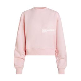 KARL LAGERFELD JEANS Sweatshirt female Pink size XS