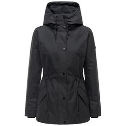 Marikoo Between-Seasons Parka 'Bonbonparty 16' female Black size XXL