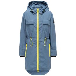 Marikoo Between-Seasons Parka 'Tr&uuml;ffelbonbon' female Blue size XL