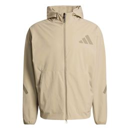 adidas Sportswear Sportjacke 'Z.N.E.' Herren Gr&ouml;&szlig;e 4XL hellbraun