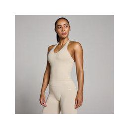 Myprotein MP Damen Tempo Nahtlos Neckholder-Top - W&uuml;stensand - XS