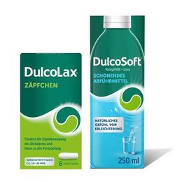 Dulcosoft L&ouml;sung + Dulcolax 10 mg Z&auml;pfchen 1 St