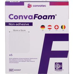 Convafoam Schaumverband nicht-adh&auml;siv 15x15 cm 5 St