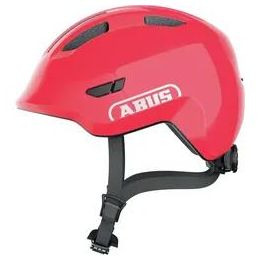 Kinderfahrradhelm Abus "SMILEY 3.0" Gr. S, rot (shiny rot), Helme, Kinder, S Kopfumfang: 45cm - 50cm
