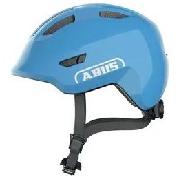 Kinderfahrradhelm Abus "SMILEY 3.0" Gr. S, blau (shiny blau), Helme, Kinder, S Kopfumfang: 45cm - 50cm