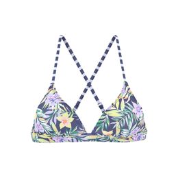 Venice Beach Bikinitop Damen Gr&ouml;&szlig;e 80 nachtblau / gelb / gr&uuml;n / wei&szlig;