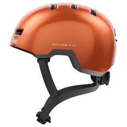 Fahrradhelm Abus "Skurb Kid" Gr. M, orange, Helme, M Kopfumfang: 50cm - 55cm, gl&auml;nzend, unifarben