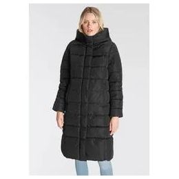 Steppmantel Only "ONLTINA &ndash; Puffermantel mit Premium-F&uuml;llung und verdecktem Zipper", Damen, Gr. XS, schwarz, Web, Obermaterial: 100% Polyester, leicht gl&auml;nzend, unifarben, regular fit, M&auml;ntel Steppmantel, regular fit, casual, Steppware, Kunstfaser, hochschlie&szlig;end