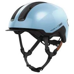 Fahrradhelm Abus "HUD-Y" Gr. L, blau (iced blau), Helme, L Kopfumfang: 57cm - 61cm