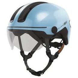 Fahrradhelm Abus "HUD-Y ACE" Gr. L, blau (iced blau), Helme, L Kopfumfang: 57cm - 61cm