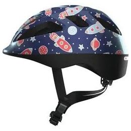 Kinderfahrradhelm Abus "SMOOTY 2.0" Gr. M, blau (blau space), Helme, Kinder, M Kopfumfang: 50cm - 55cm